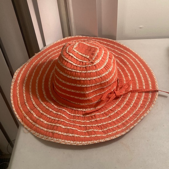 Jhats | Accessories | J Hats Summer Orange Wide Brimmed Hat | Poshmark